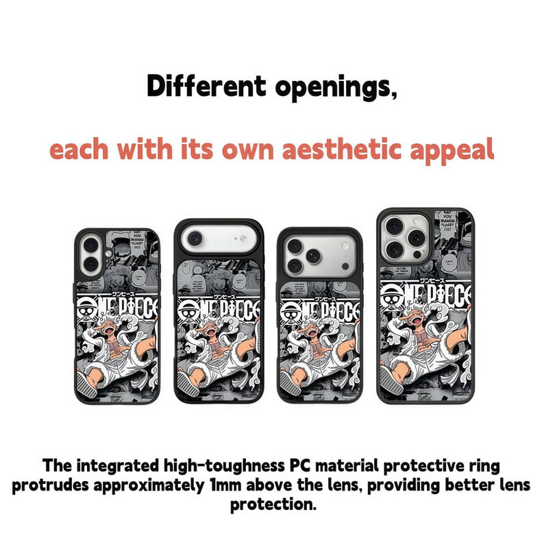 Anime iPhone Case, One Piece Luffy, Demon Slayer Zenitsu, Slam Dunk ...