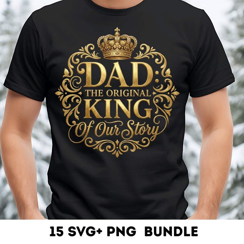 15 Father's Day SVG PNG Bundle, Dad T-shirt Designs, Sublimation ...