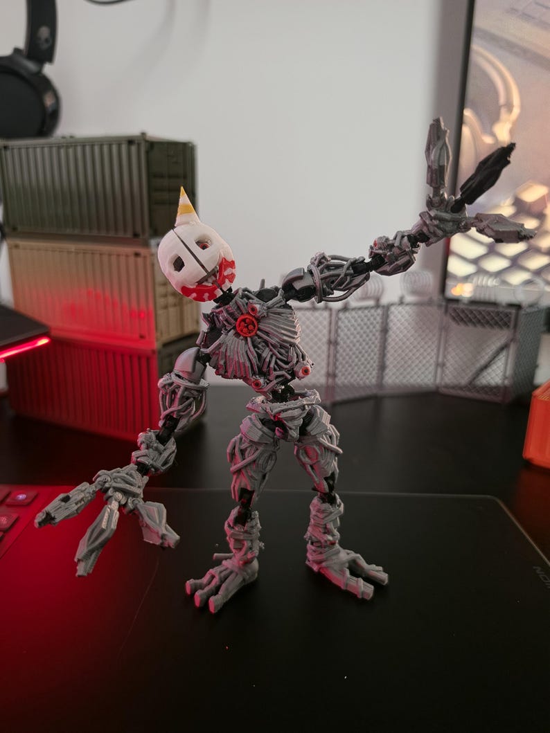 3D Printed Articulated Figure of Ennard FNAF Five Nights at Freddy's ...