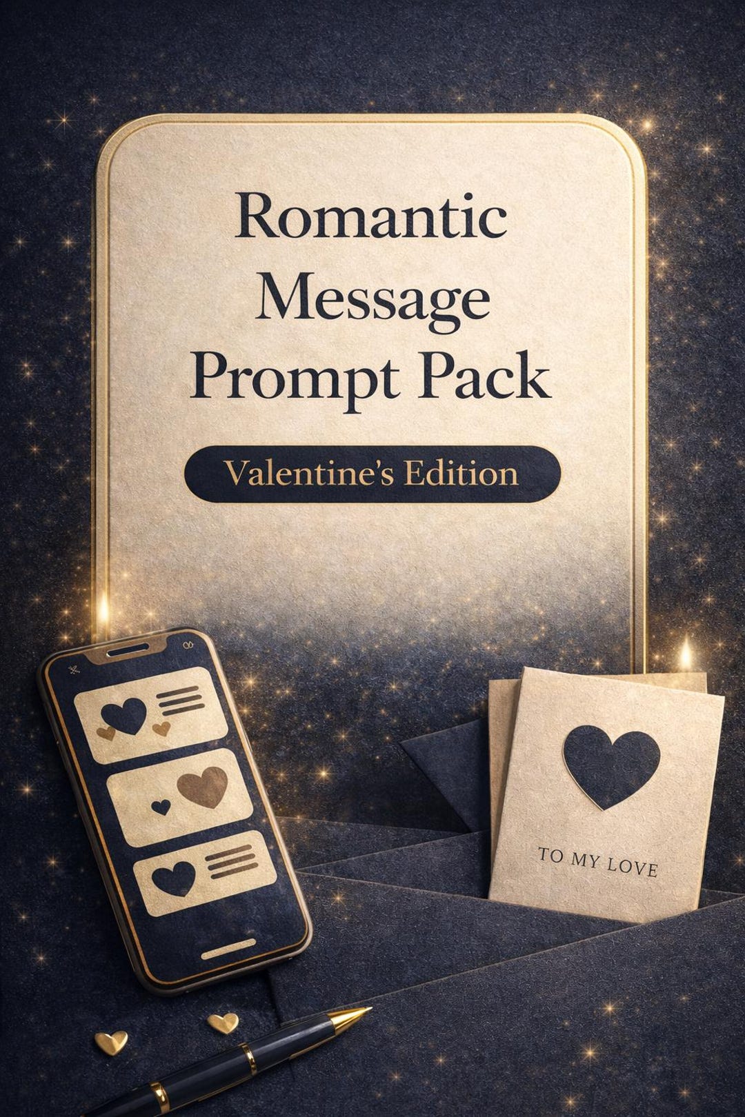 Valentine’s Message Prompts – Romantic Text Templates for Cards & Texts ...