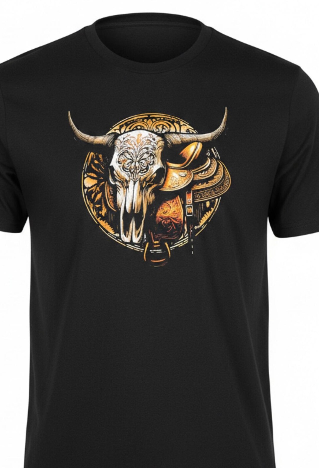Western Bullhead T Shirt | Western Fashion - Etsy