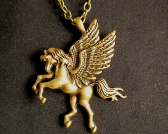 Pegasus necklace | Etsy