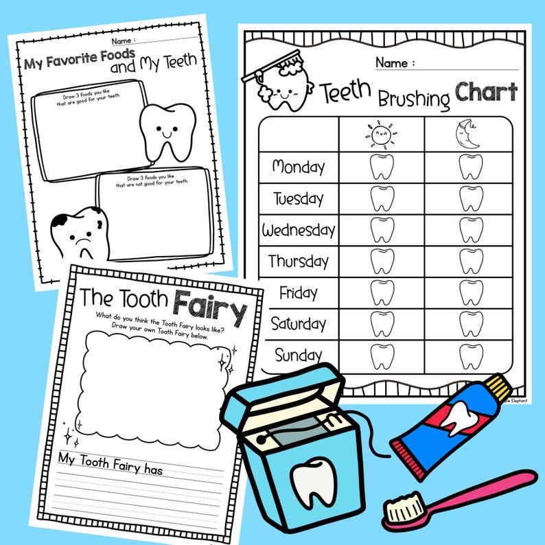 All About My Teeth | Dental Health Worksheets and Activities - Etsy
