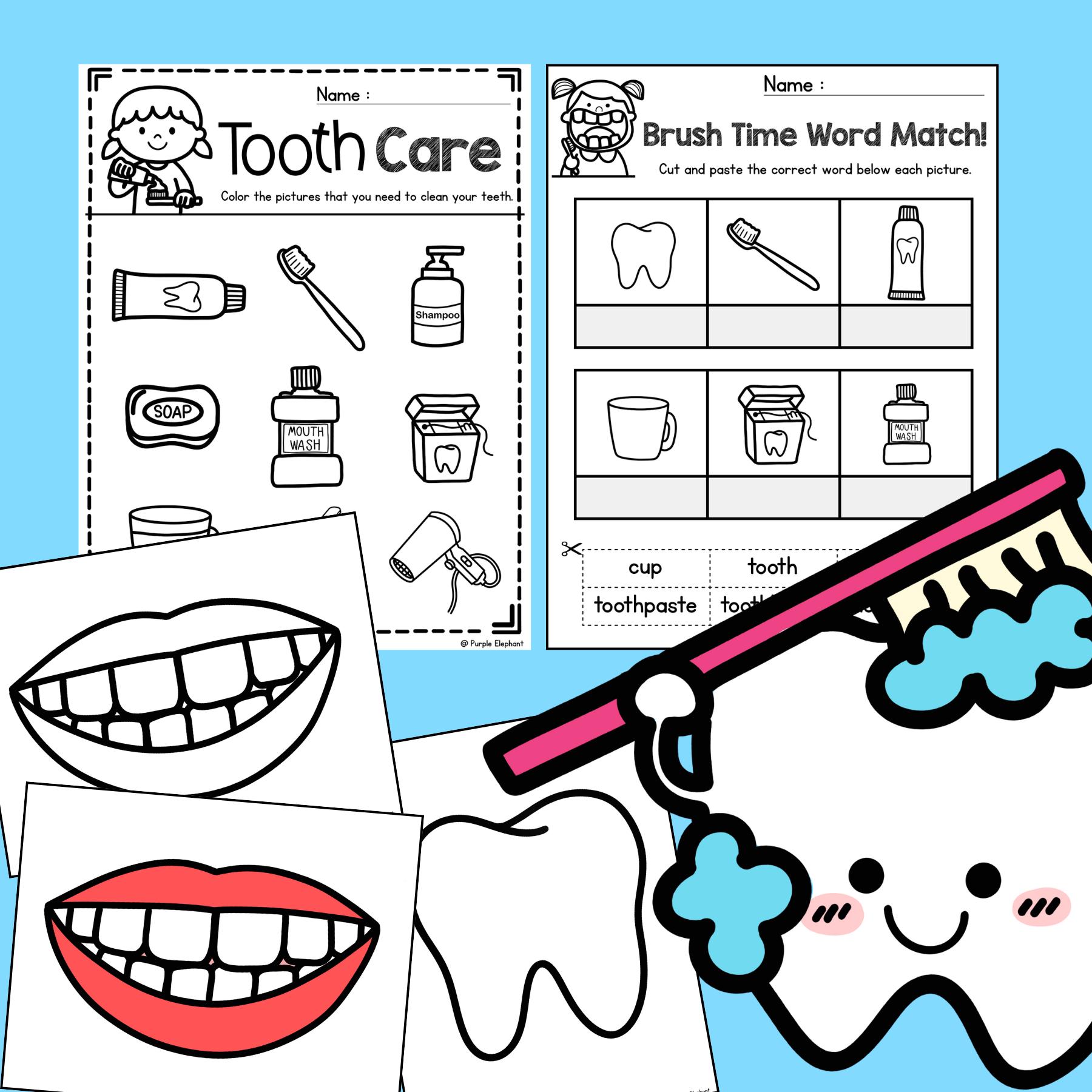 All About My Teeth | Dental Health Worksheets and Activities - Etsy