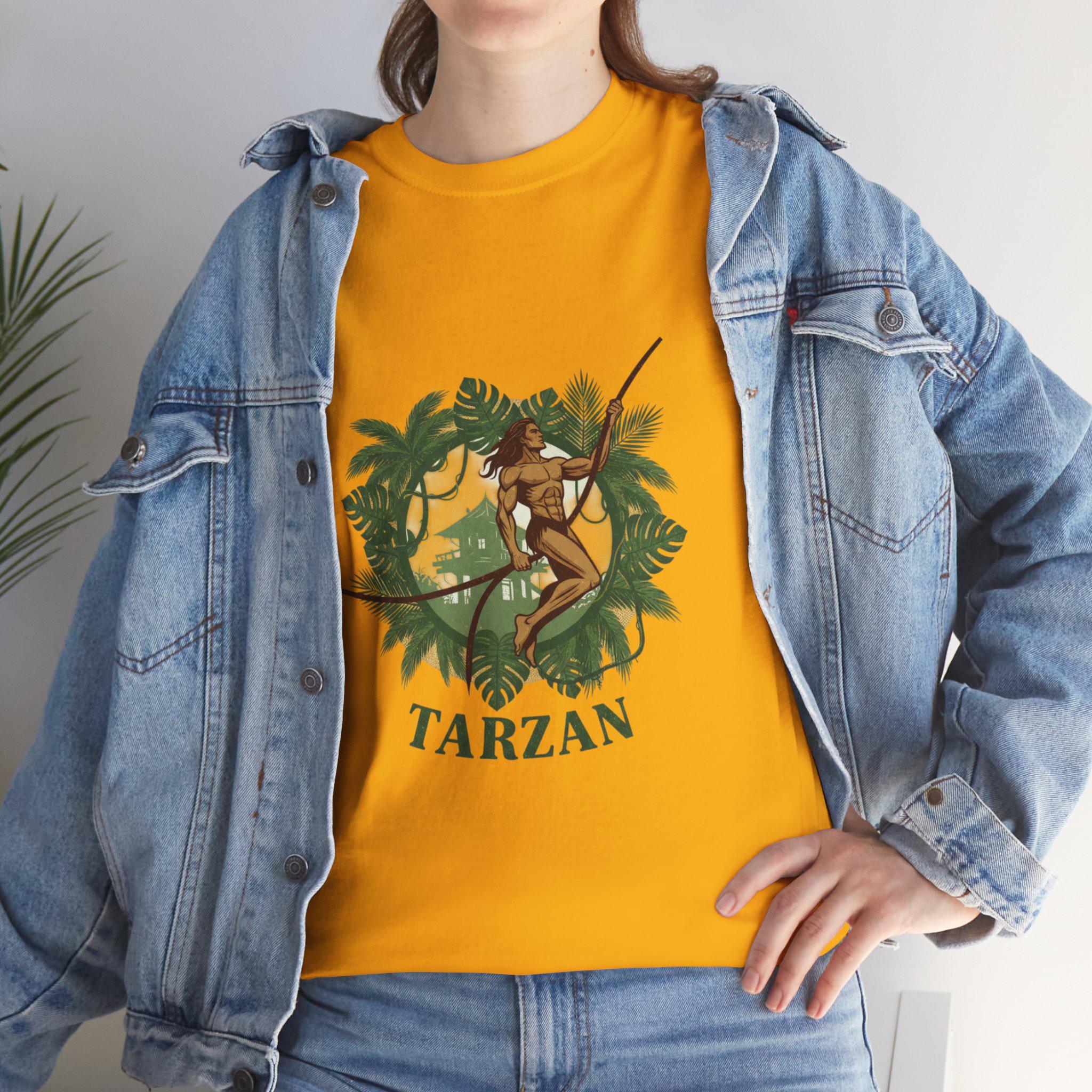 Disney's Tarzan Jungle Vine Inspired Illustration T-shirt | Vintage ...