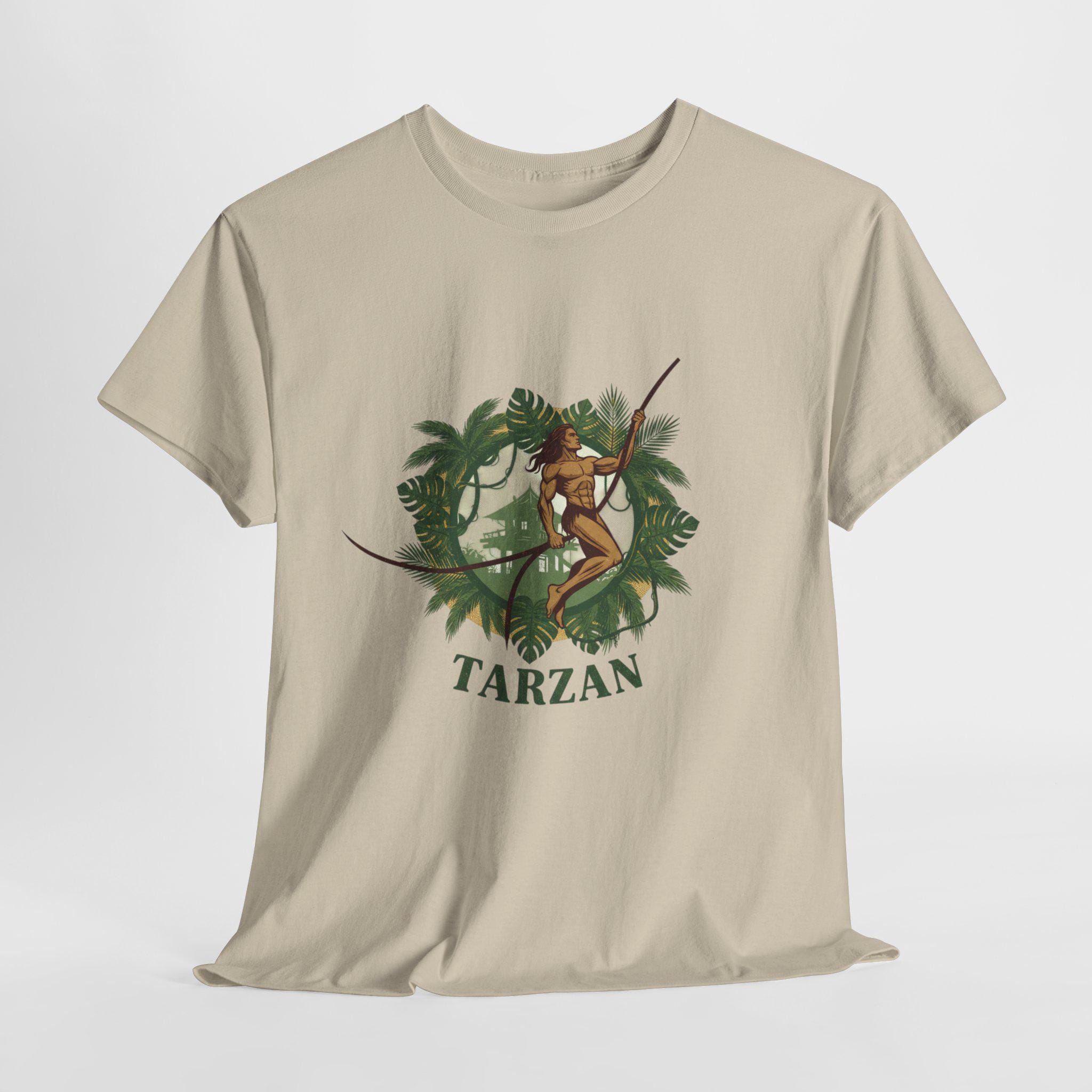 Disney's Tarzan Jungle Vine Inspired Illustration T-shirt | Vintage ...
