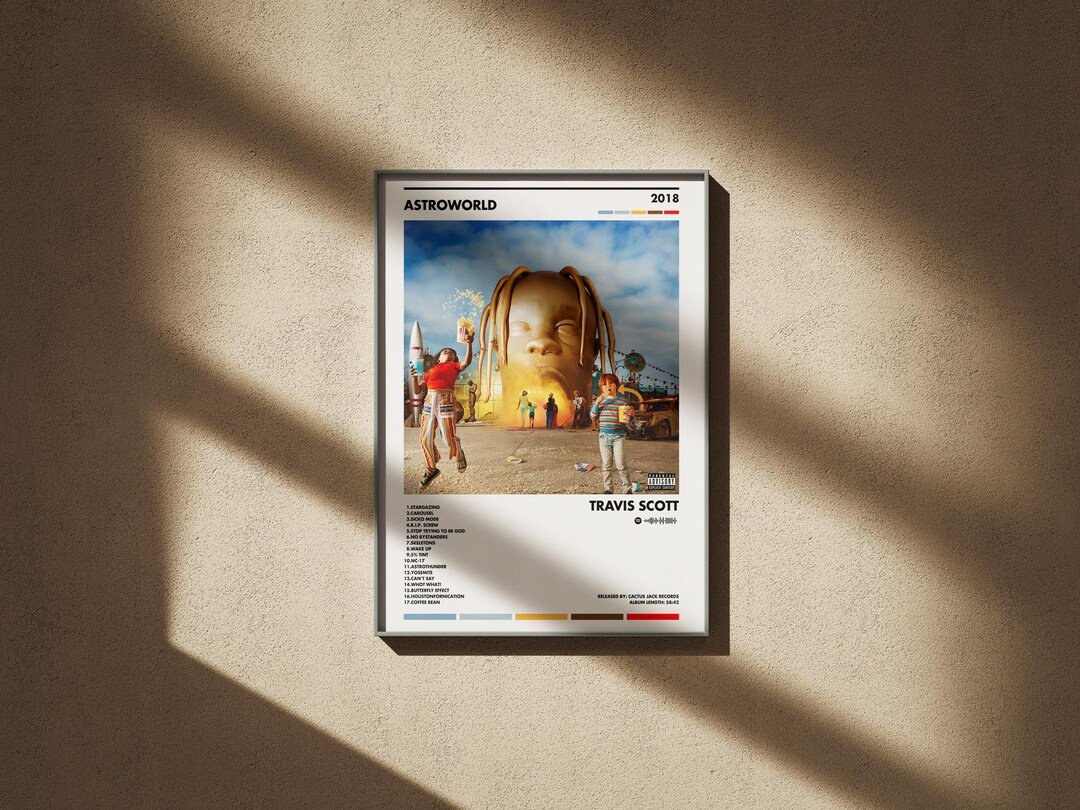 Astroworld Art Album Cover - Travis Scott 2018 (digital Download) - Etsy
