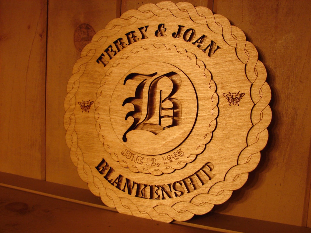 Personalized Monogrammed Laser Plaque Housewarming, Thank You ...