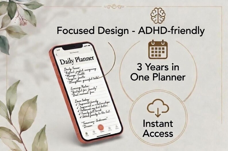All-in-one Multi-year Digital Planner 2026-2027-2028 - Etsy UK