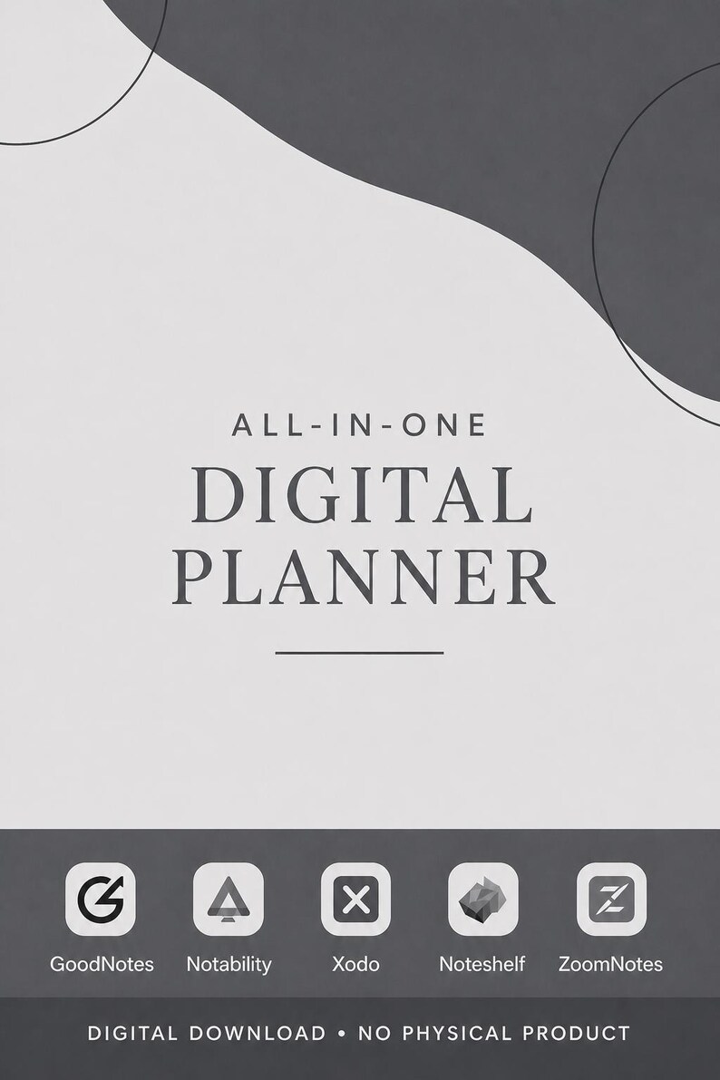 All-in-one Multi-year Digital Planner 2026-2027-2028 - Etsy UK