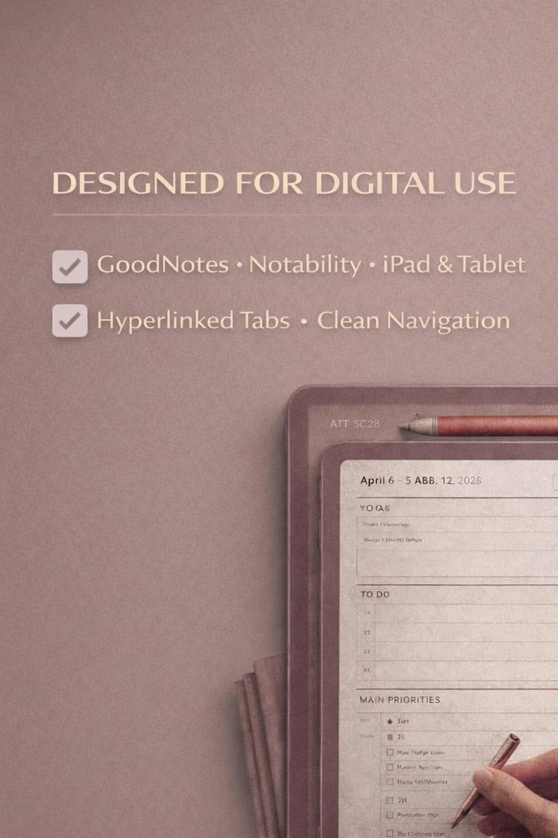 All-in-one Multi-year Digital Planner 2026-2027-2028 - Etsy