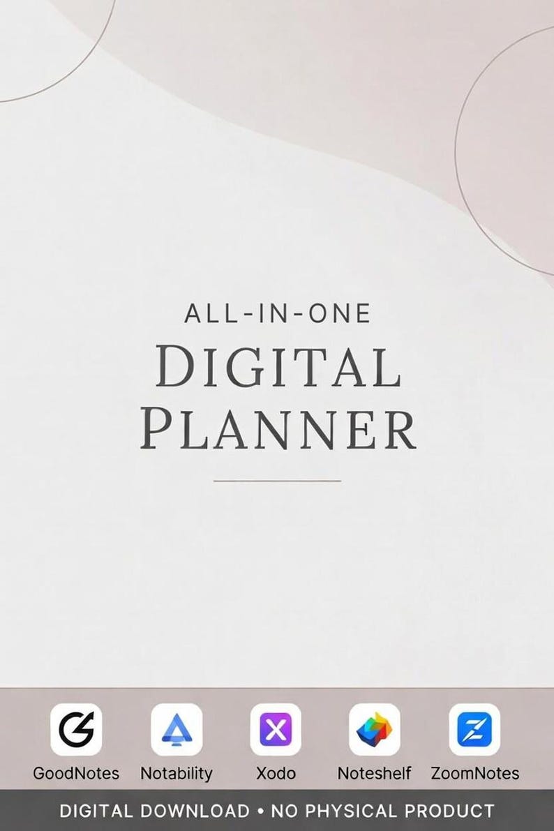 All-in-one Multi-year Digital Planner 2026-2028 - Etsy UK