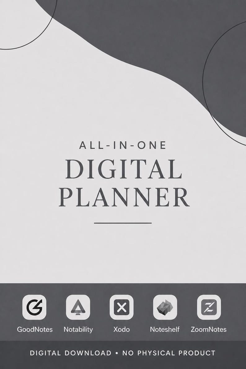 All-in-one Multi-year Digital Planner 2026-2027-2028 - Etsy UK