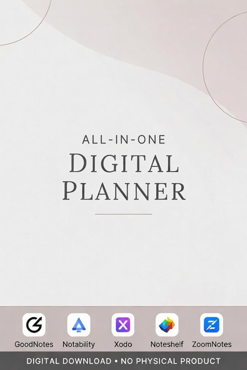 All-in-one Multi-year Digital Planner 2026-2027-2028 - Etsy Canada