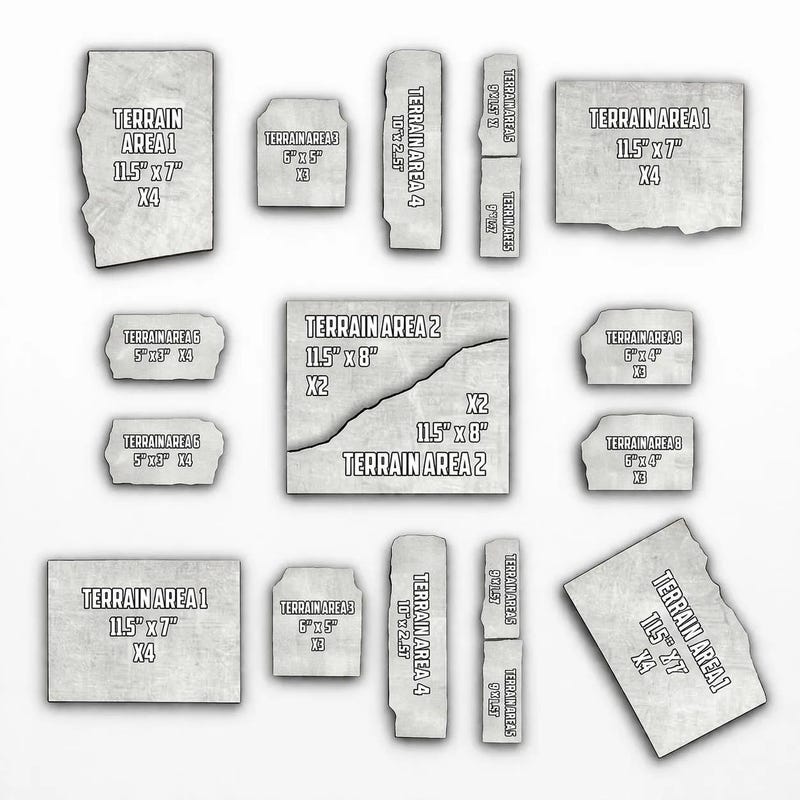 40k Terrain Templates - Etsy