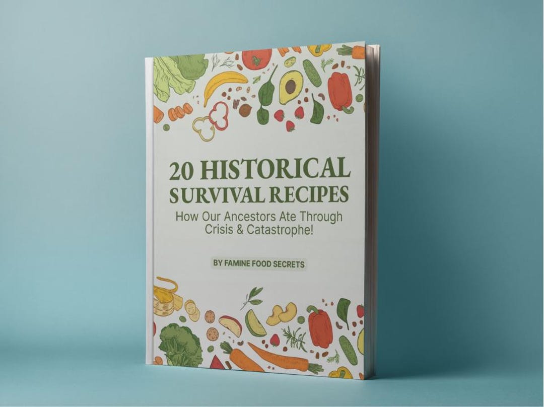20 Historical Survival Recipes Ebook | Depression Era WWII Famine ...