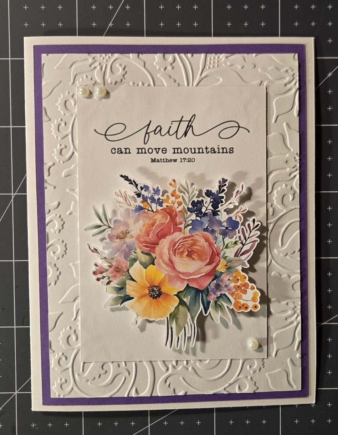 Religious Note Card With Envelope, Bible Quote, Blank Inside - Etsy