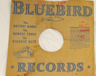 Bluebird Record - Etsy