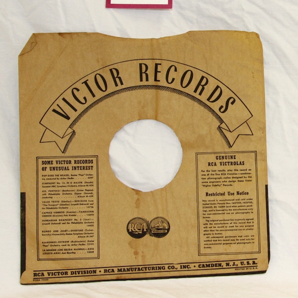 Rca Victor Record - Etsy