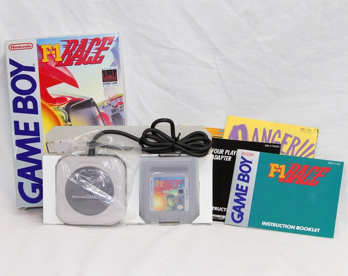 Game Boy F1 Race 4 Player Adapter Original Nintendo Game, Box and ...
