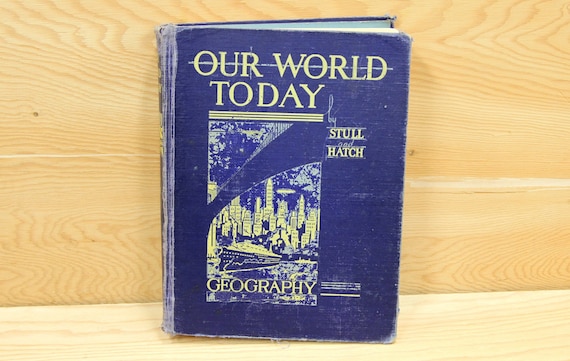 Our World Today Geography A Textbook in the New Geography | Etsy