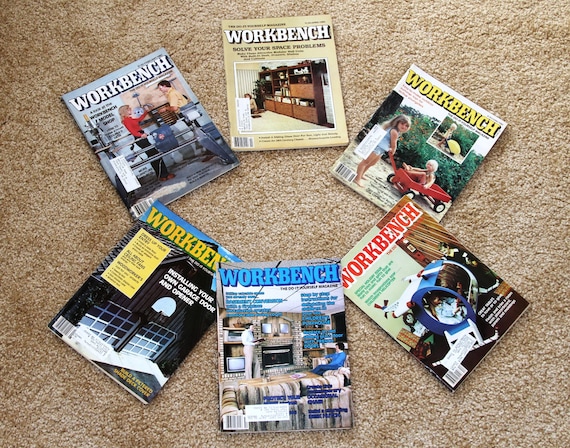 1982 Workbench Magazine Lot of 6 Vintage Woodworking | Etsy