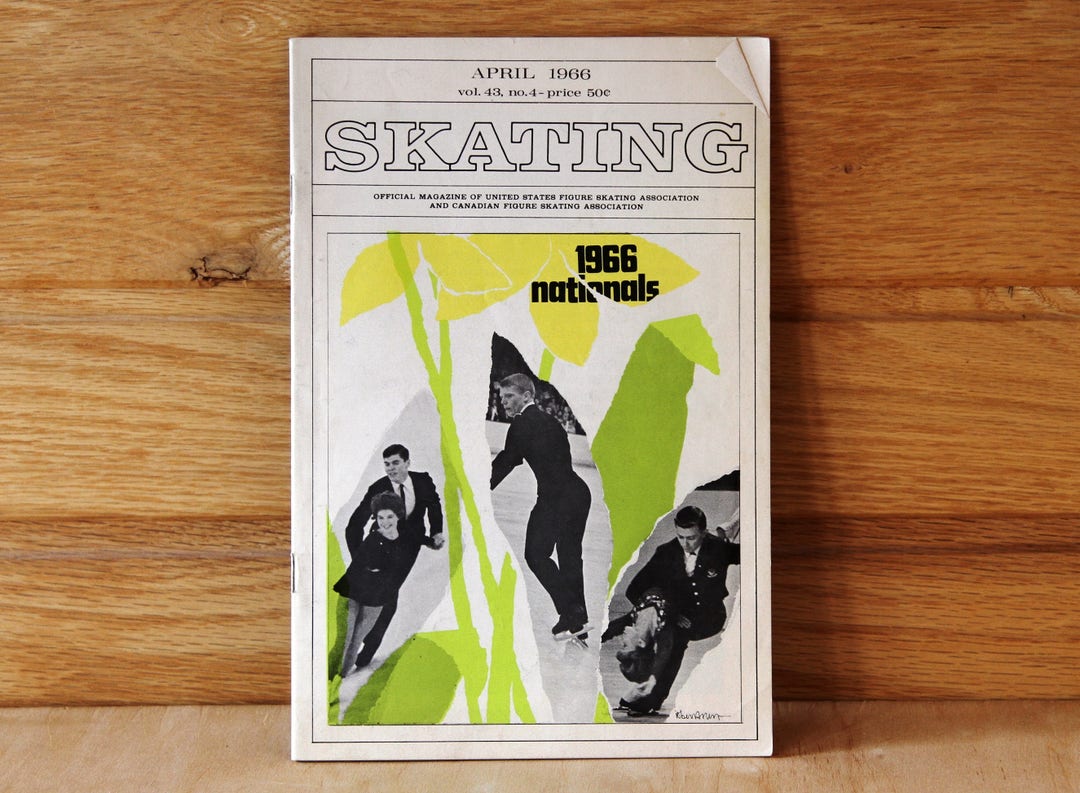 1966 Skating Magazine - Vol. 43, No. 4, April - Vintage Figure Skating ...