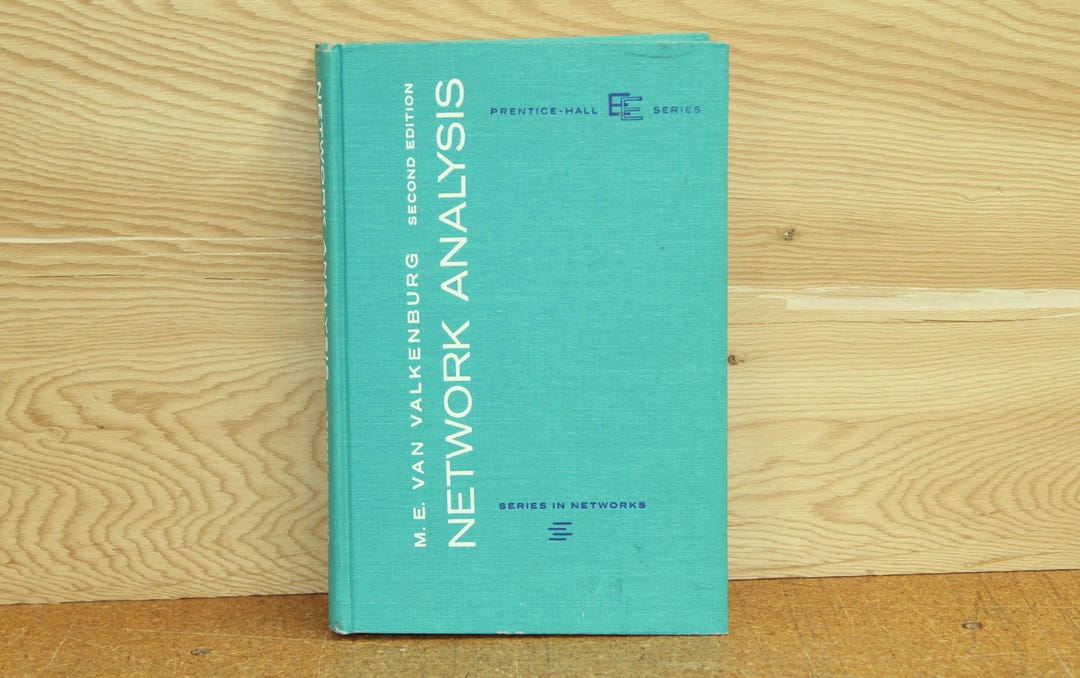 Network Analysis Van Valkenburg Second Printing Vintage Textbook 1965 ...
