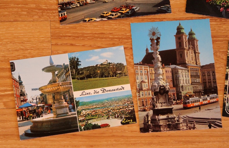 Vintage Linz Austria Postcard Set of 5 1980s Austria Linz - Etsy