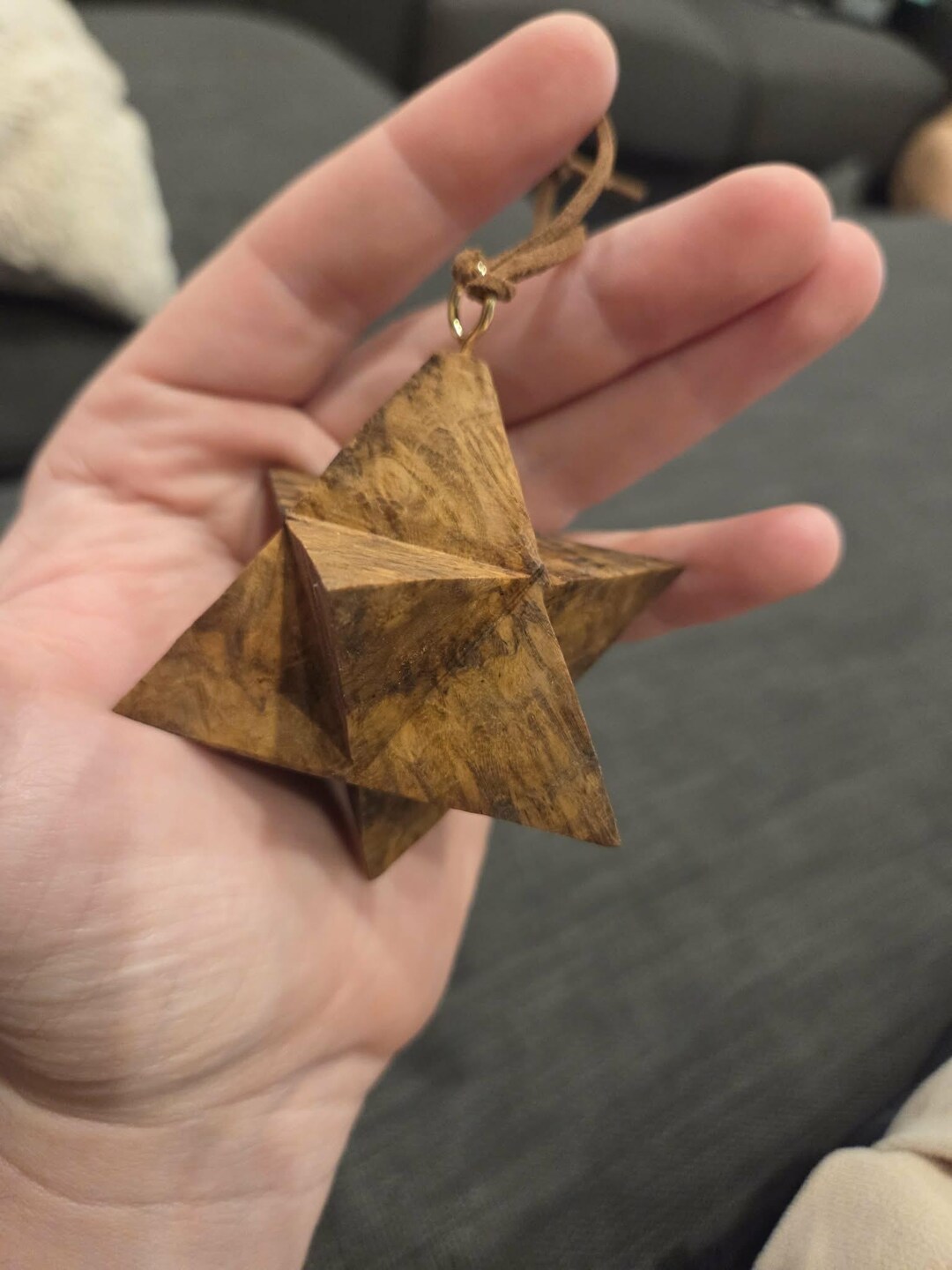 Hardwood Moldavian Star Ornament - Etsy