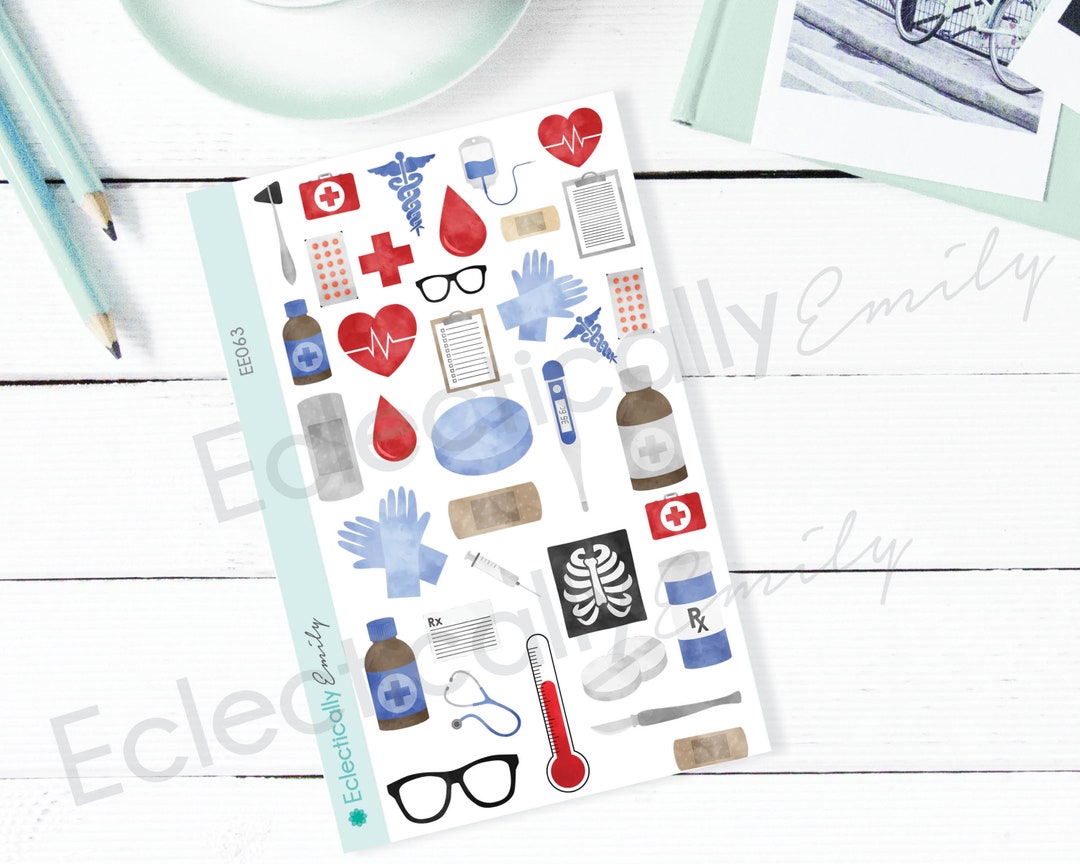 Medical Stickers, Doctor Stickers, Nurse Stickers, Doctor Planner ...