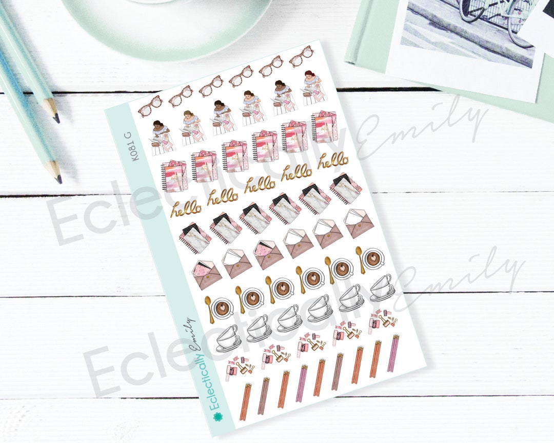 PLANNER ICONS Planner Date Icons Planner Meetup Stickers Functional ...