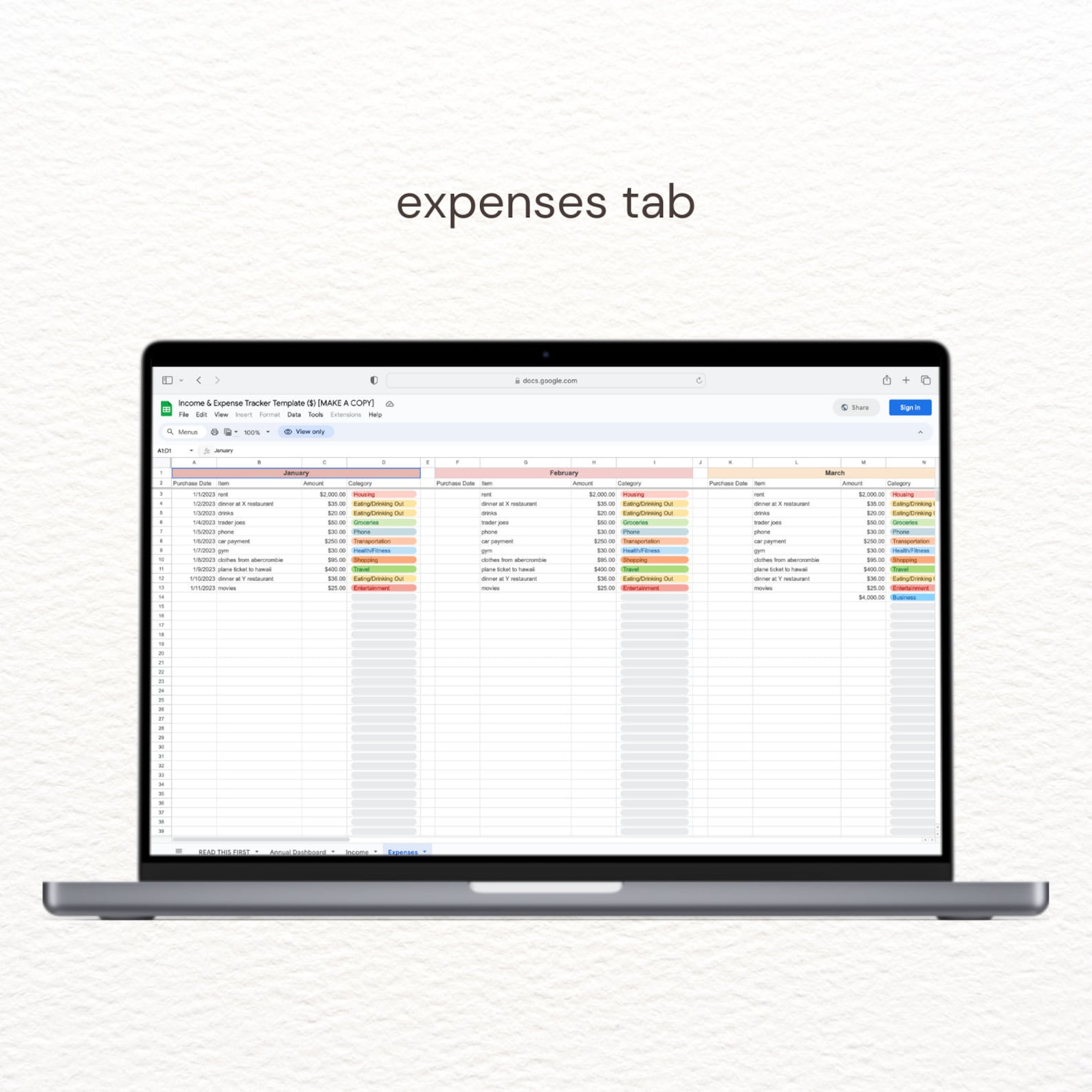 Income + Expenses Money Tracker (google Sheets) 2024 Budgeting, Monthly ...