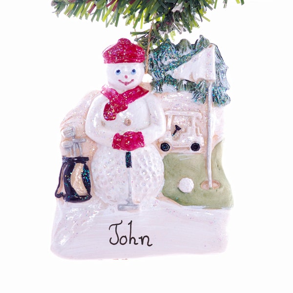 Golf Snowman - Etsy