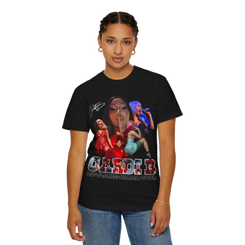 Cardi B 'am I the Drama' Fan Art: T-shirt PNG File (digital Download ...