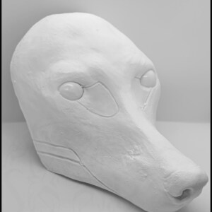 Resin Wolf Canine Base Realistic Fursuit Blank Head Mask - Etsy