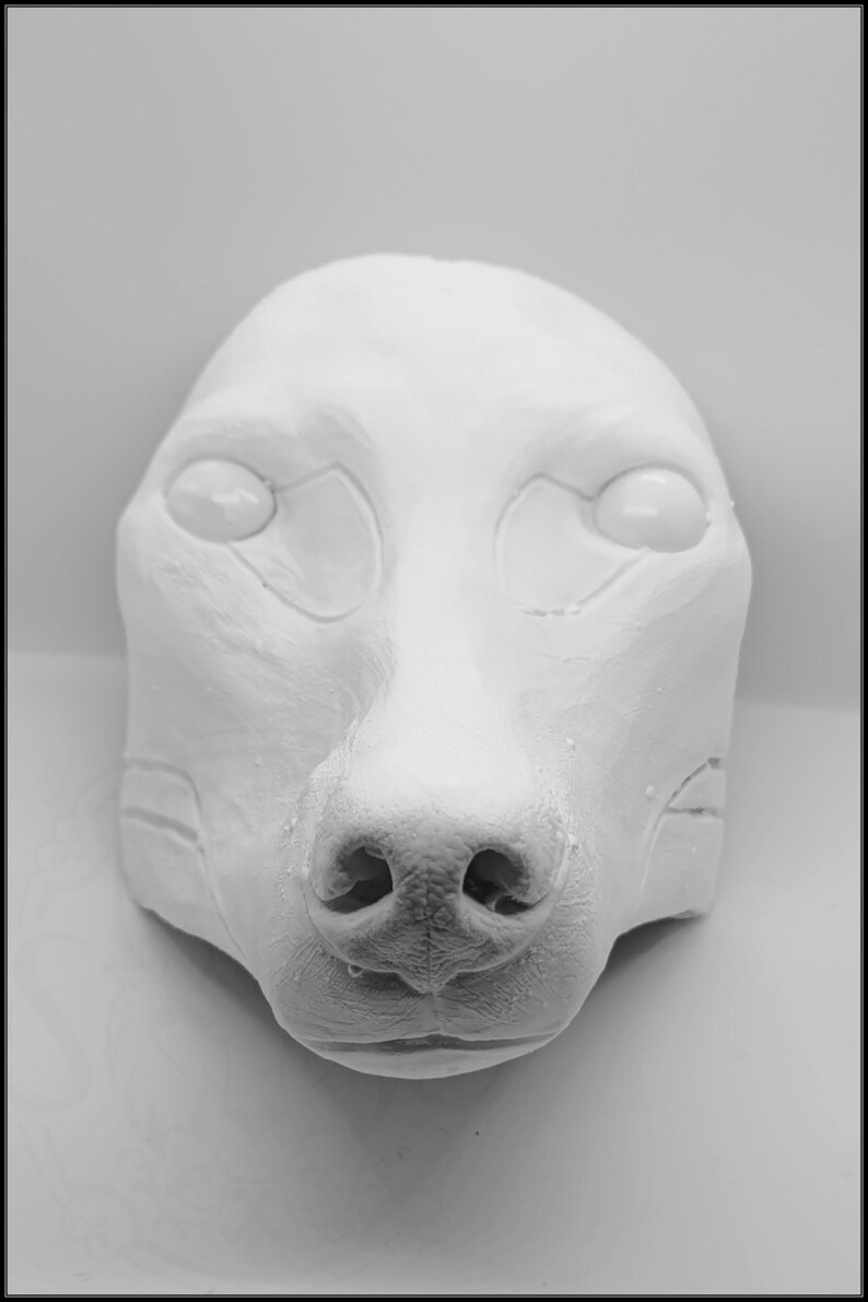 Resin Wolf Canine Base Realistic Fursuit Blank Head Mask - Etsy