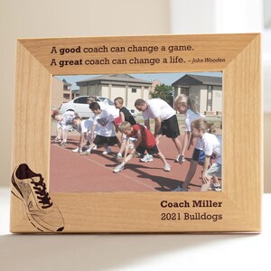 Personalized Track or Cross Country Coach Picture Frame by - Etsy