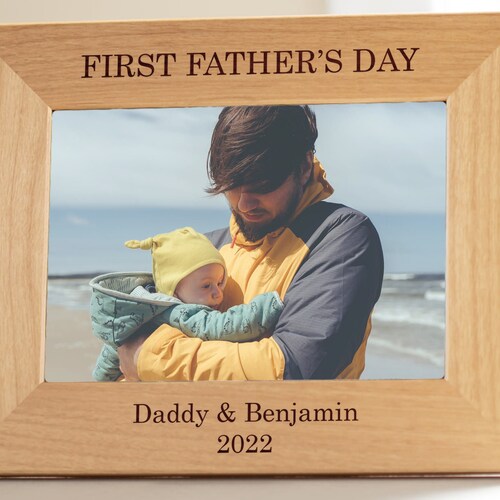 Father's Day Picture Frame Personalized Daddy Est - Etsy