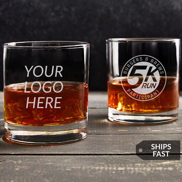 Custom Rocks Glass - Etsy