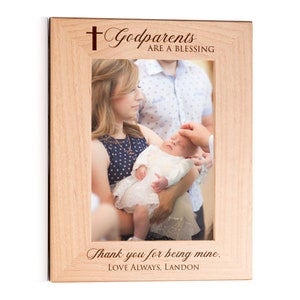 Personalized Godparent Picture Frame by Lifetime Creations: Godparent ...