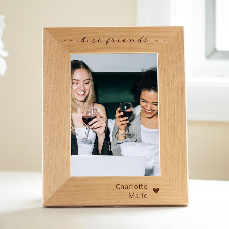 Personalized Best Friends Picture Frame by Lifetime Creations: Engraved ...