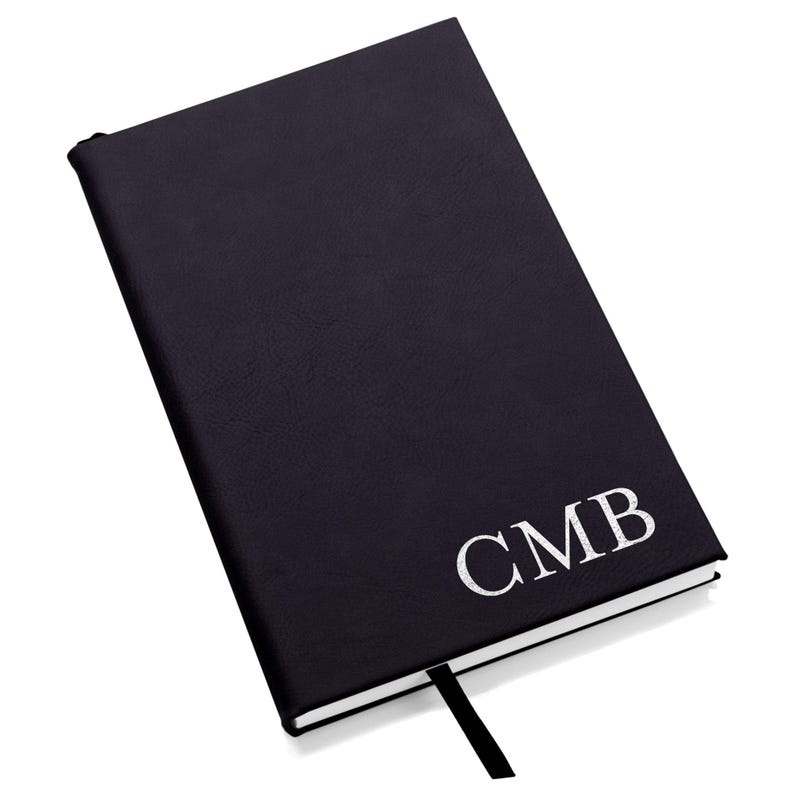 Personalized Monogrammed Journal by Lifetime Creations: Vegan Leather ...