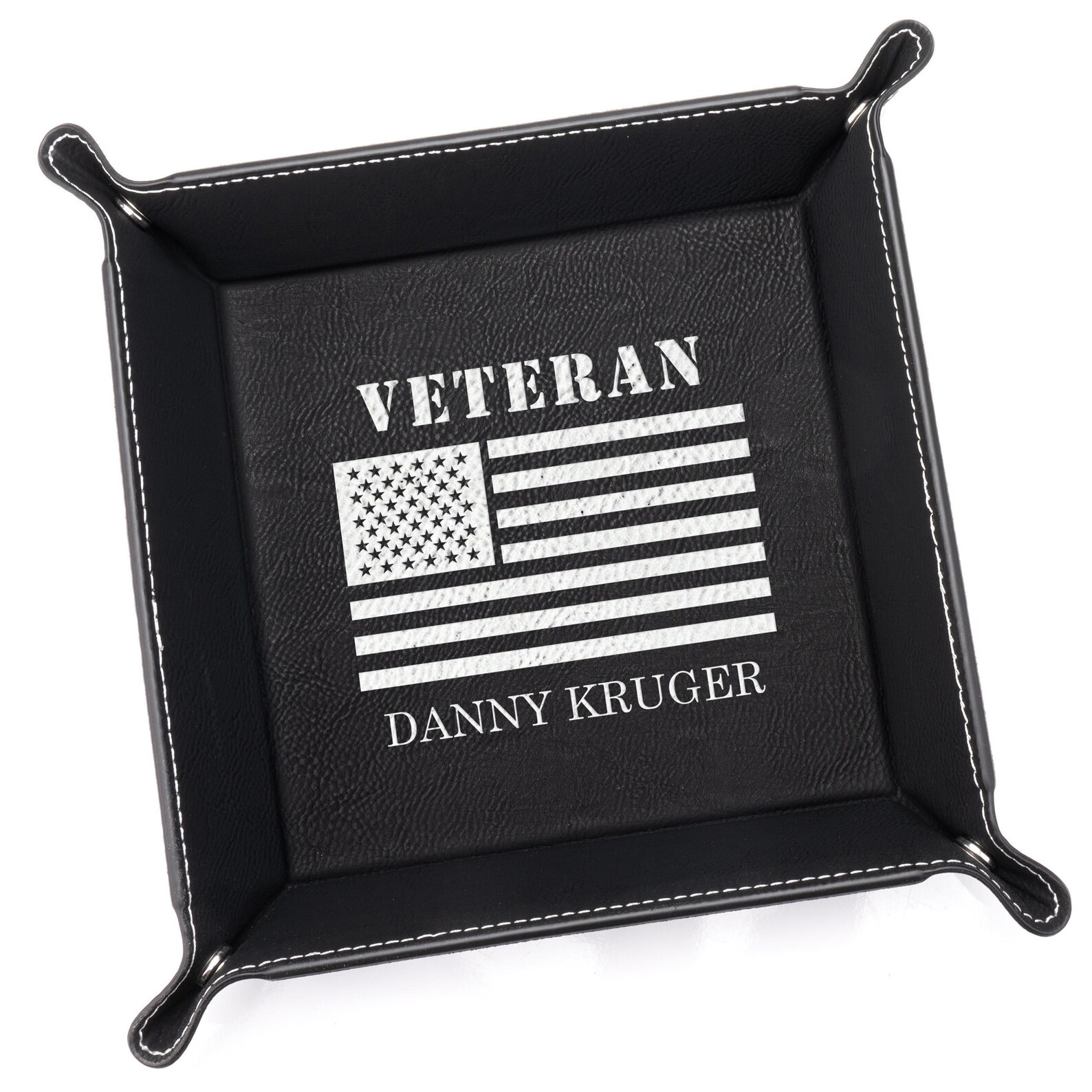 Personalized Veteran Valet Tray by Lifetime Creations: Custom Veteran's ...