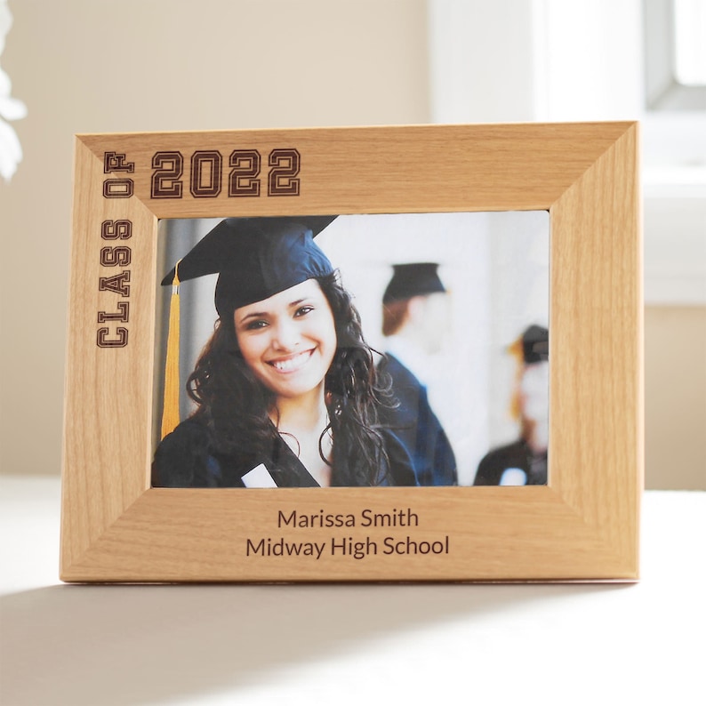 Personalized Graduation Picture Frame by Lifetime Creations: - Etsy