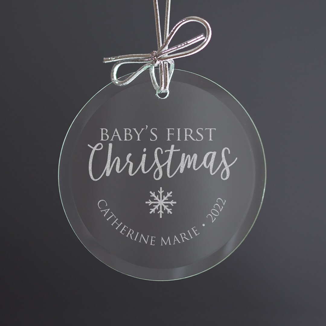 Personalized Baby's First Christmas Ornament by Lifetime - Etsy