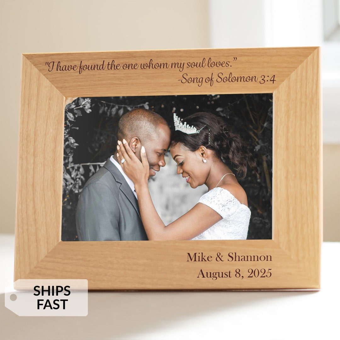 Personalized Religious Wedding Picture Frame by Lifetime Creations ...