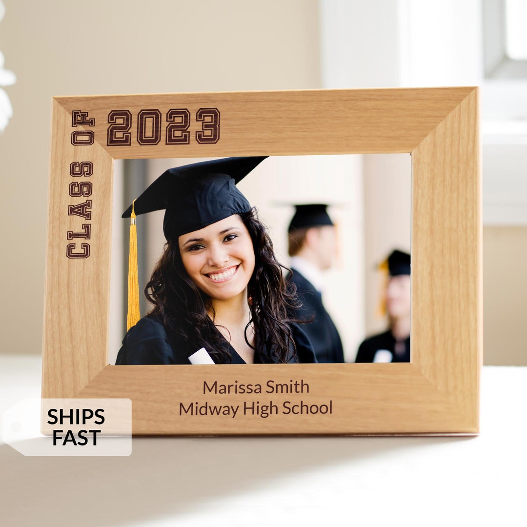 Personalized Graduation Picture Frame by Lifetime Creations: - Etsy