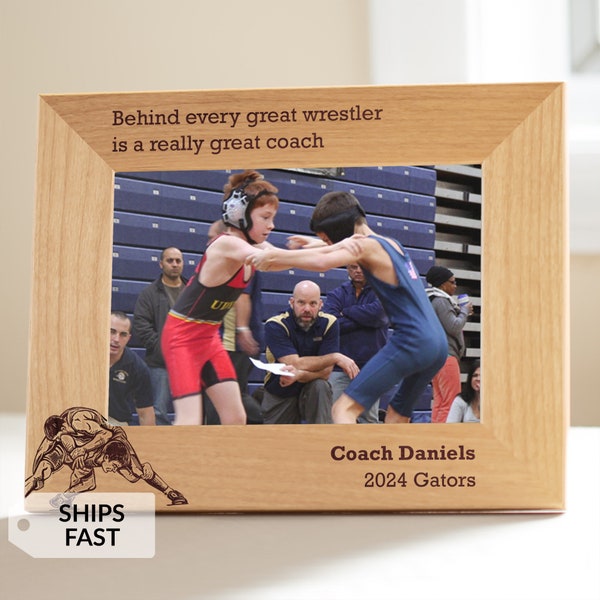 Wrestling Coach Picture Frames - Etsy