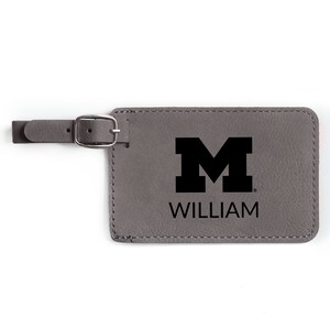 Personalized Michigan Wolverines Luggage Tag by Lifetime Creations ...